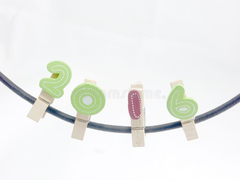 2016 year stock photo. Image of line, rope, color, cute - 78596196