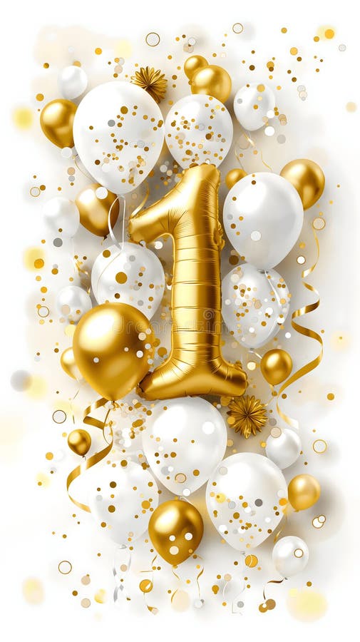 Balloons Design Elegant for Celebration Party Vector Illustration Stock ...