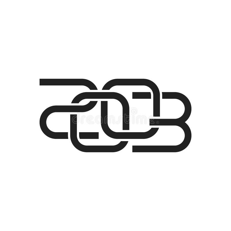 Year 2003 with Black and White Background Stock Vector - Illustration ...