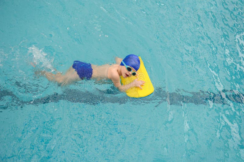 Competition Kids Swimming Pool Kickboard Stock Photos - Free & Royalty ...
