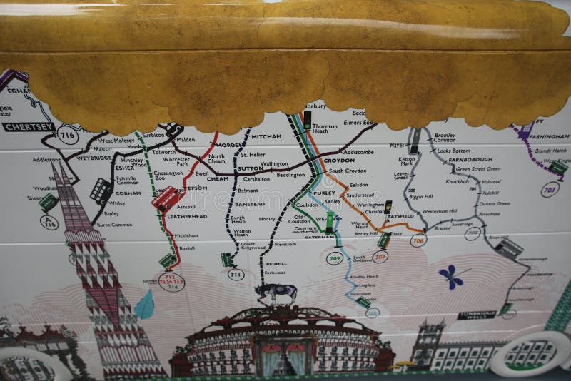 Year of the Bus Statue in London Editorial Stock Photo - Image of ...