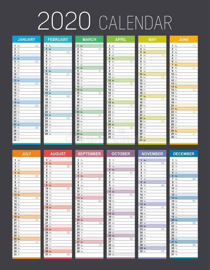 Weeks Numbers Stock Illustrations – 247 Weeks Numbers Stock ...