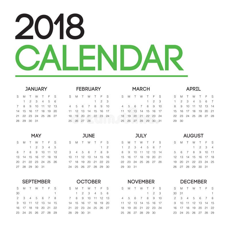 Year 2018 2019 2020 2021 2022 2023 Calendar Vector Stock Vector ...