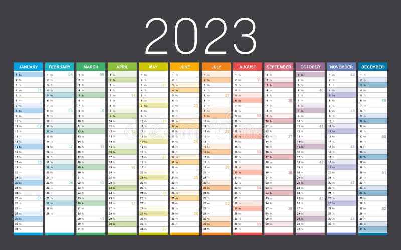 Weeks Numbers Stock Illustrations – 246 Weeks Numbers Stock ...