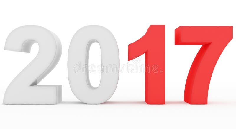 Year 2017 stock illustration. Illustration of silver - 77902280