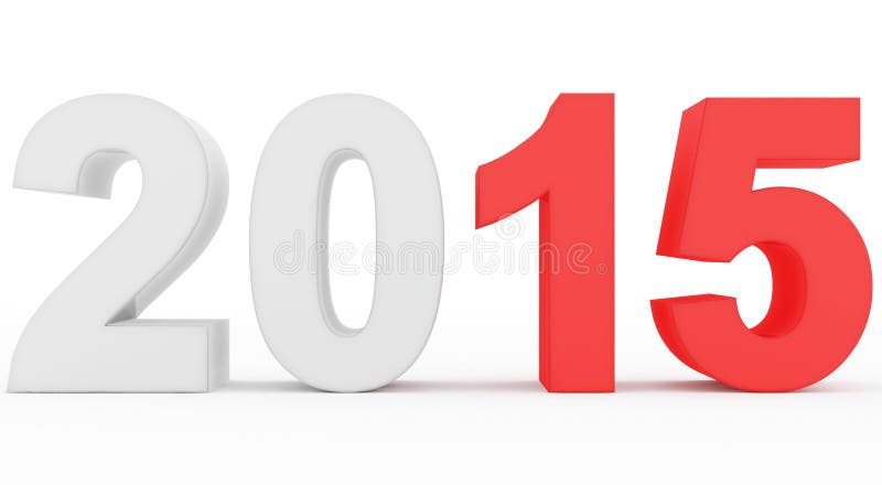 Year 2015 count stock illustration. Illustration of stand - 43565716