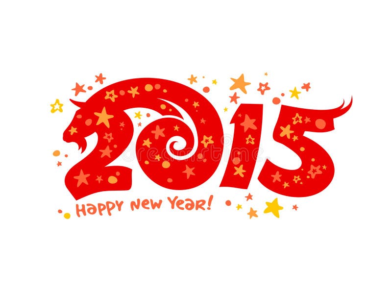 2015 Year of the Goat Polka Dots Stock Vector - Illustration of china ...