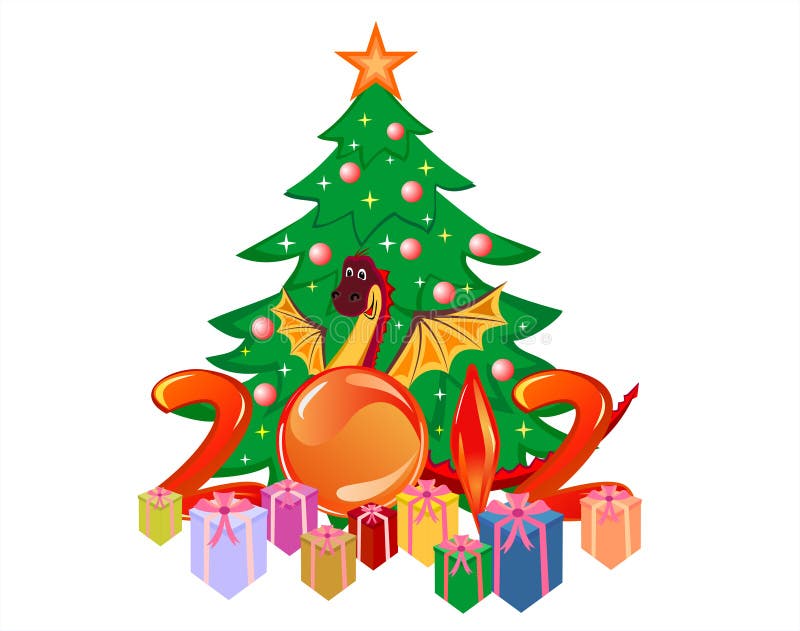 Year of the Dragon stock vector. Illustration of holiday - 21587466