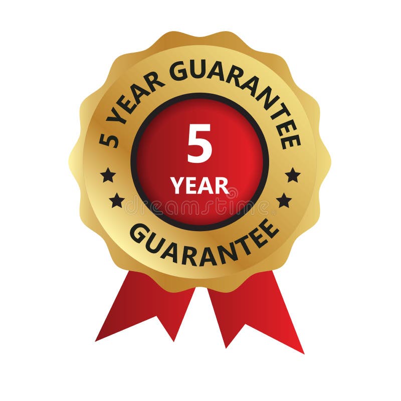 5 Year Guarantee Badge, 5 Year Guarantee Logo, Year Guarantee Logo ...