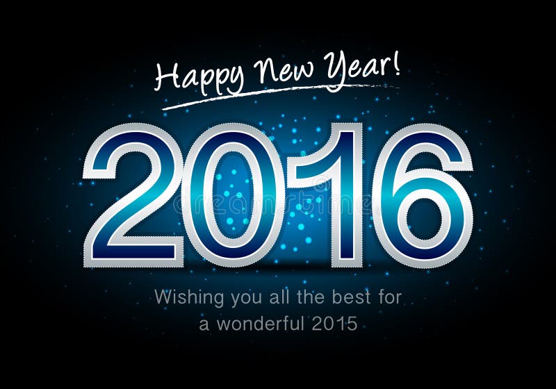 Year 2016 stock image. Image of greetings, number, decoration - 62669667