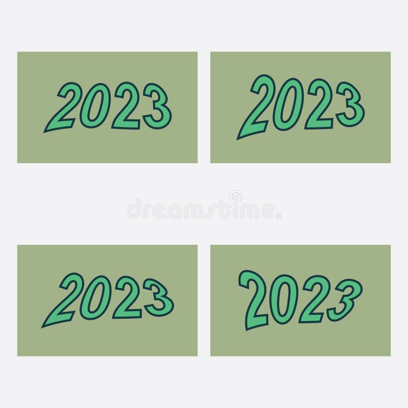 Year 2023 icon vector stock vector. Illustration of celebration - 273082318
