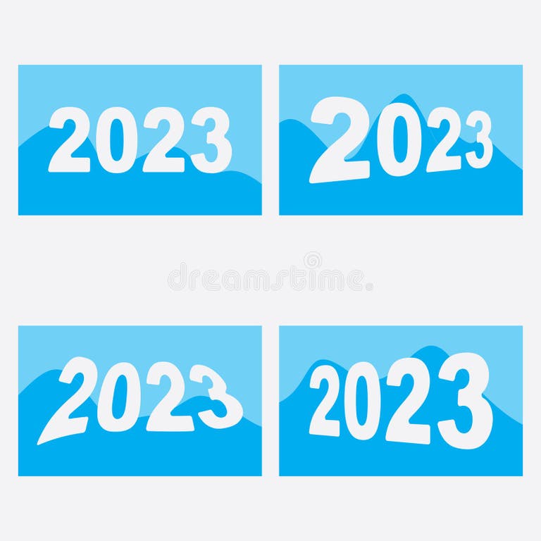 Year 2023 icon vector stock vector. Illustration of happy - 273082319