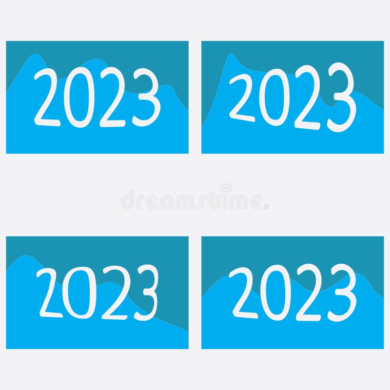 Year 2023 icon vector stock vector. Illustration of party - 273082327