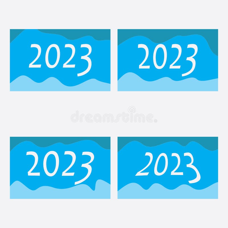 Year 2023 icon vector stock illustration. Illustration of celebration ...
