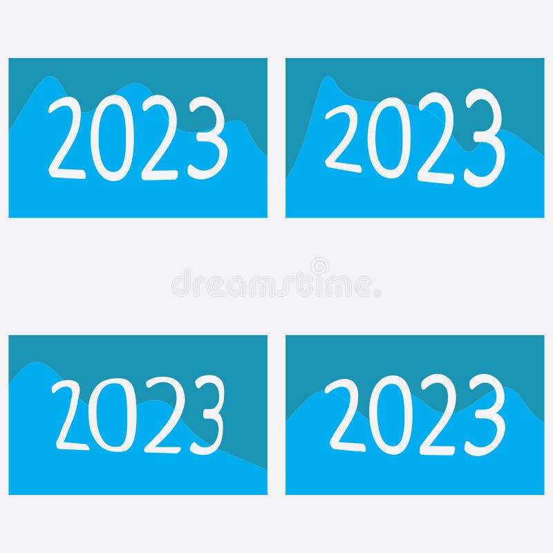 Year 2023 icon vector stock vector. Illustration of 2023 - 265226576