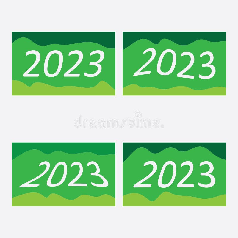Year 2023 icon vector stock vector. Illustration of icon - 265226600