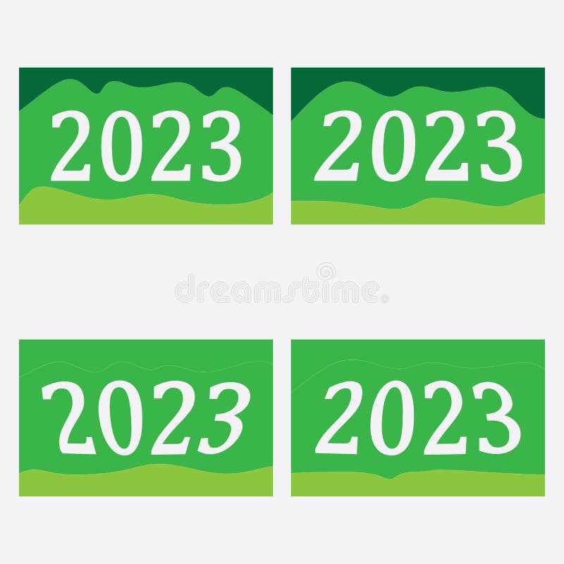 Year 2023 icon vector stock vector. Illustration of calligraphy - 265226606