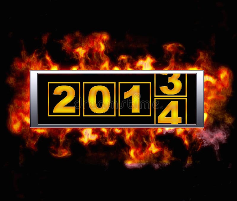 2014 year. stock illustration. Illustration of holiday - 33546914