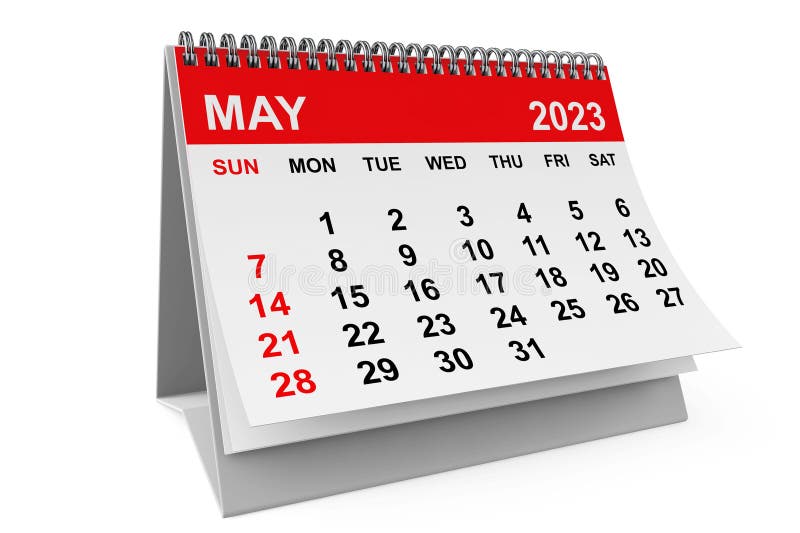 May 2023 Calendar 3d Stock Illustrations – 134 May 2023 Calendar 3d ...