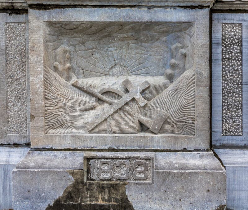 Year 1838 on Memorial stock photo. Image of holiday - 131027718
