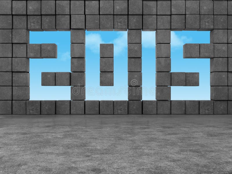 Year number 2015 stock illustration. Illustration of abstract - 47509533