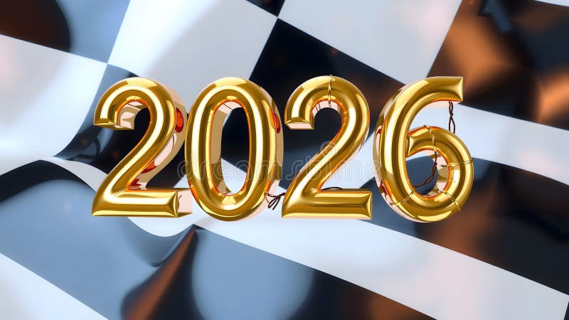 Year Number 2027, Image Symbolic, Happy New Year Stock Illustration ...