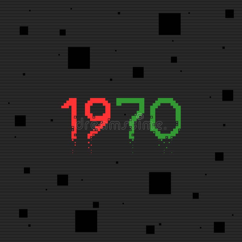 The 1970 Year Numeric Typography Text Vector Design. Stock Vector ... The 1970 Year Numeric Typography Text Vector Design. Stock Vector ...