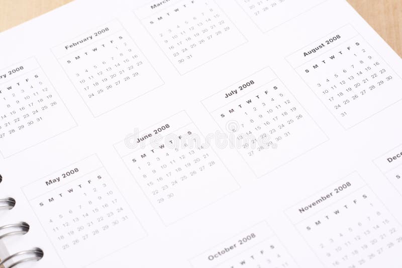 Year planner stock image. Image of agenda, business, planner - 3568787