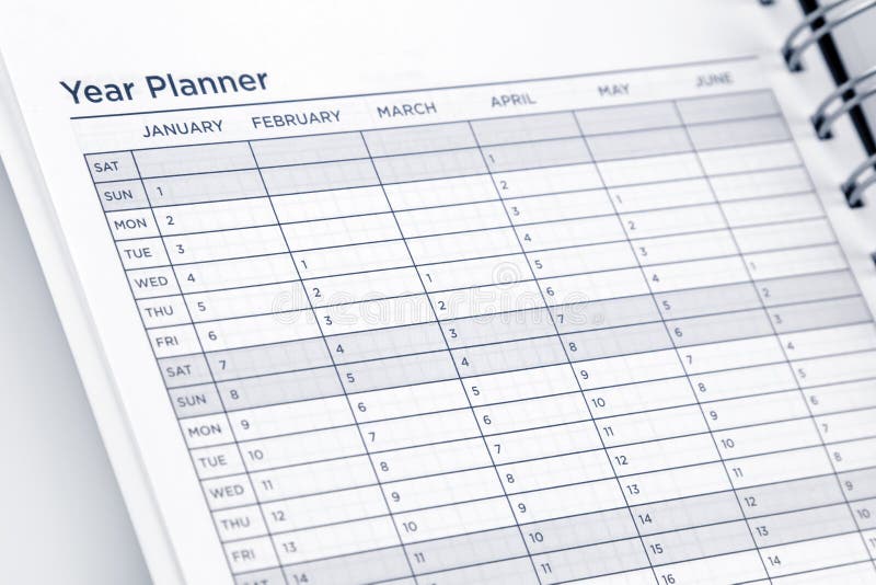 Year Planner 2015 with Official Holidays for the USA Stock Illustration ...