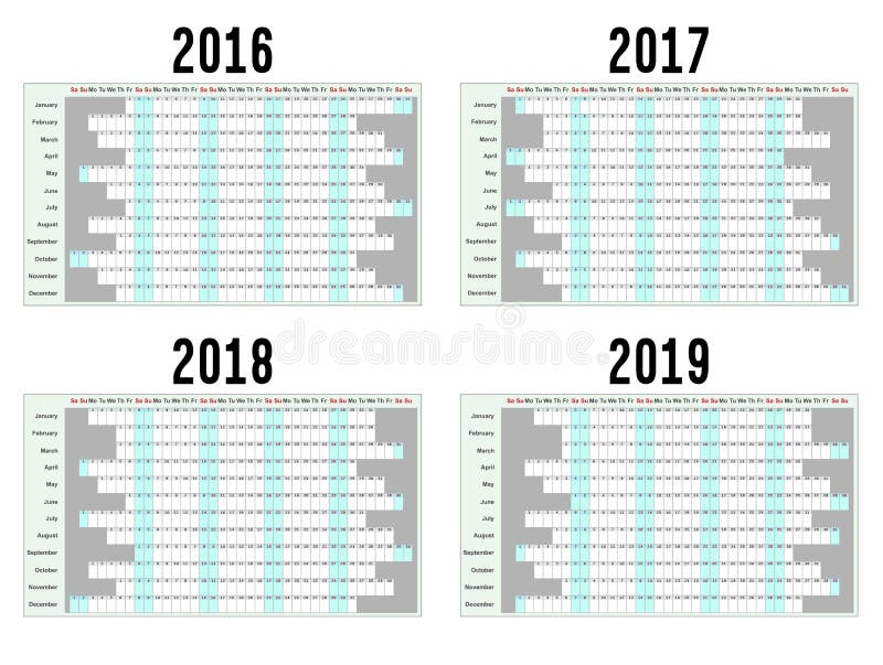 Year Planners stock vector. Illustration of planner, full - 60197141