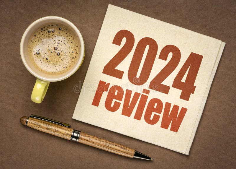 2024 Year Review, Business and Personal Reflection Concept Stock Image ...