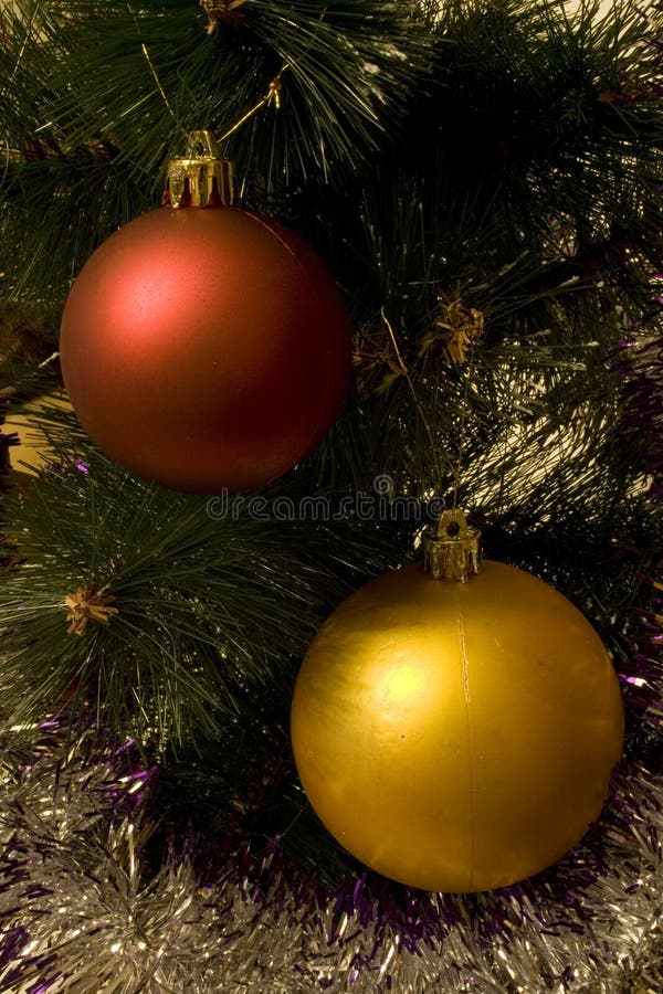 Year s tree ball stock photo. Image of purple, decor, color - 7172474
