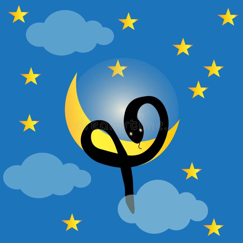 Year of the Snake Conceptual Vector for Lunar Year, Chinese New Year ...