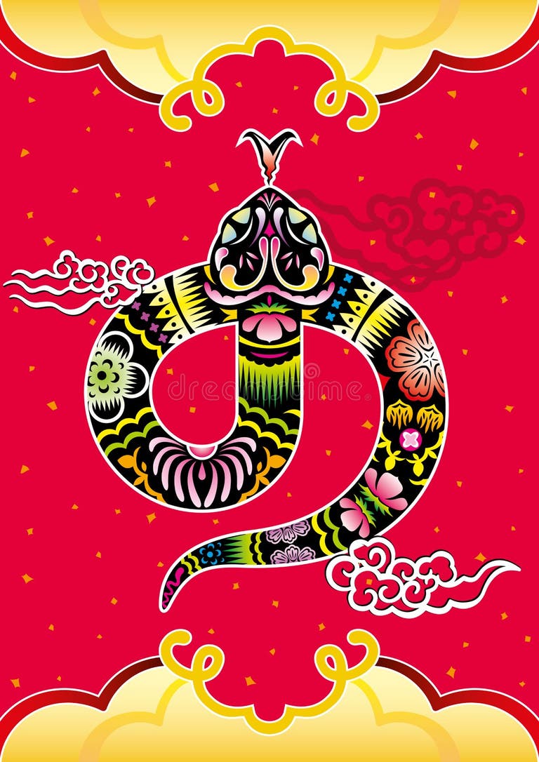 Paper Cut Chinese Snake Stock Illustrations – 3,992 Paper Cut Chinese ...