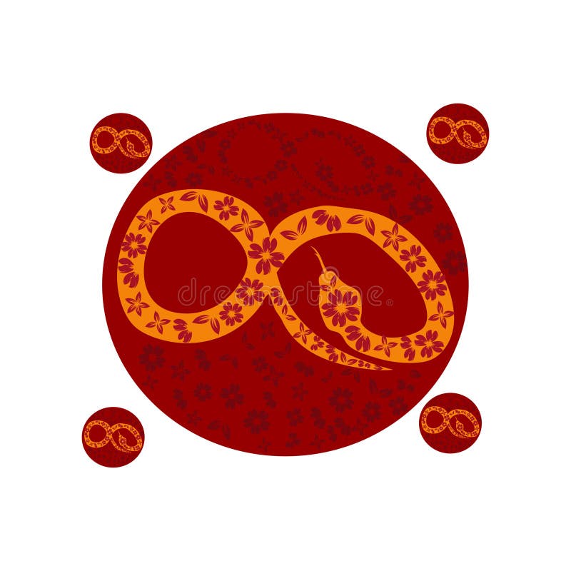 Year of the Snake Free Vector Illustration Stock Illustration ...