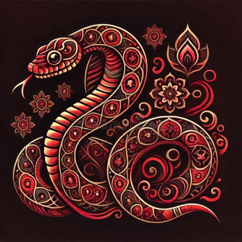 Snake Illustration stock illustration. Illustration of reptile - 371943237