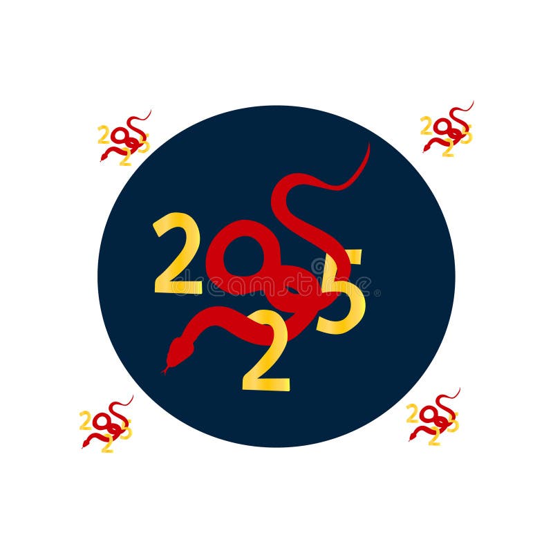Year of the Snake Lunar New Free Vector Illustration Stock Vector ...