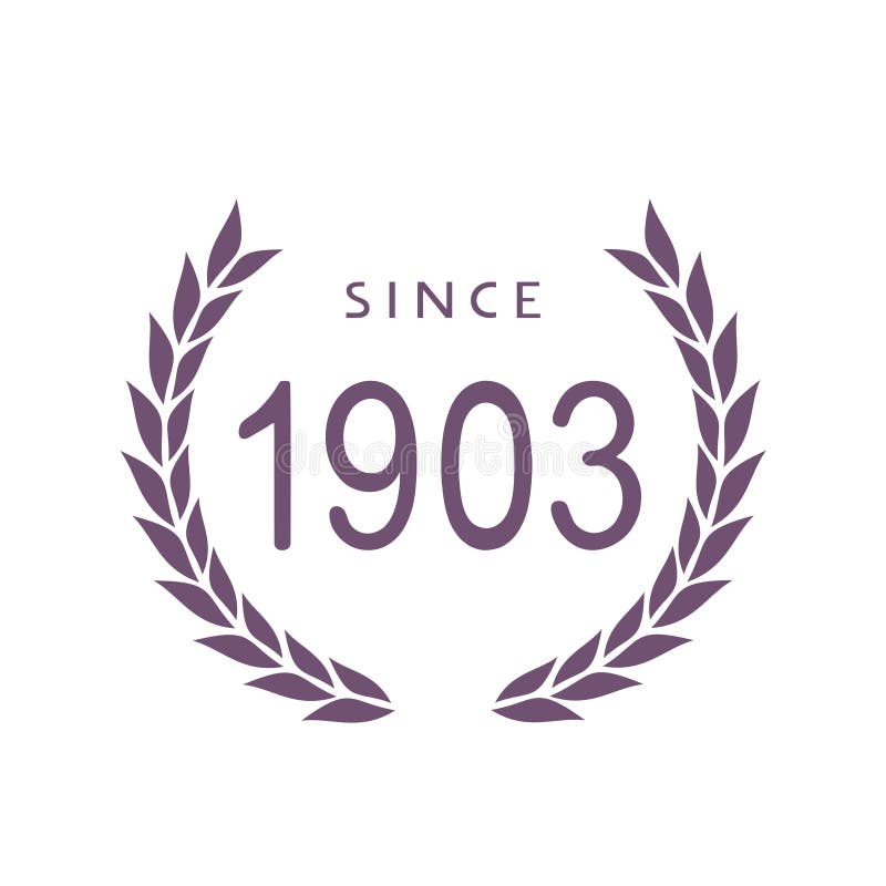 Since 1903 year symbol stock vector. Illustration of celebration ...