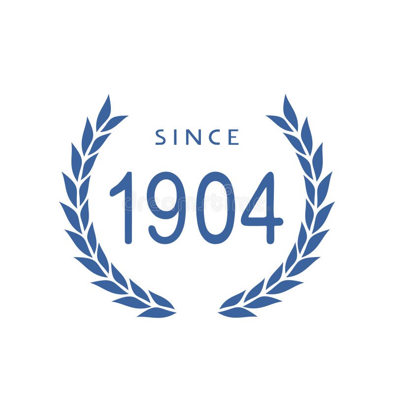 Since 1904 year symbol stock vector. Illustration of design - 314199301