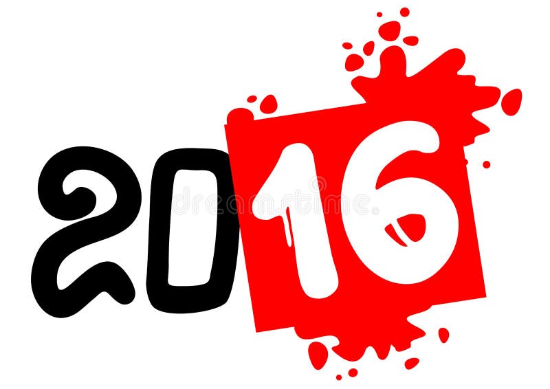 2016 symbol stock vector. Illustration of year, design - 62104941