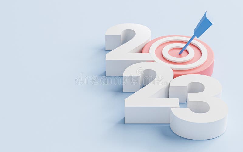 2023 Year with Target Board for Setup Business Objective Target and ...