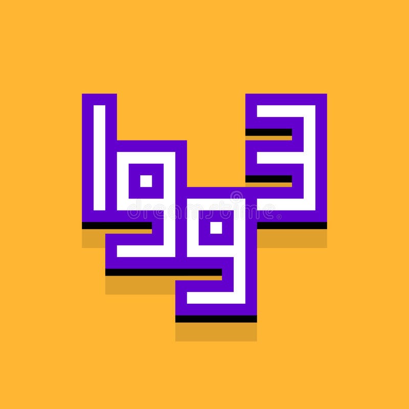 Year 1993 Text with 3d Isometric Effect Stock Vector - Illustration of ...