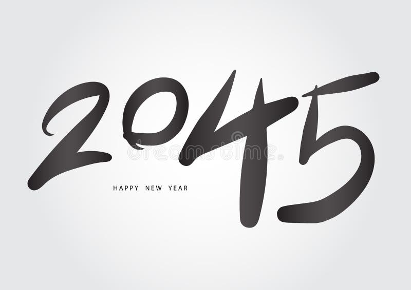 2045 Happy New Year Logo Design, New Year 2045 Modern Design Isolated ...