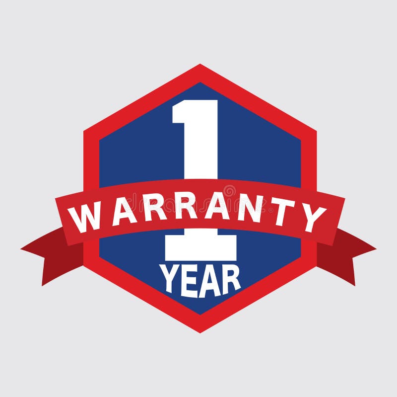 1 Year Warranty Label with Ribbon Logo Vector Stock Vector ... 1 Year Warranty Label with Ribbon Logo Vector Stock Vector ...