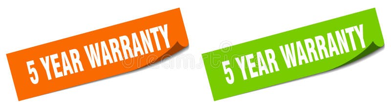 Warranty sticker. stock vector. Illustration of square - 153274029