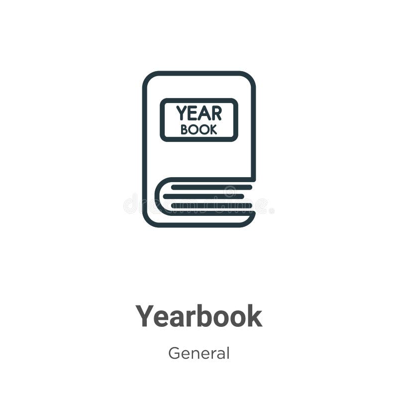 Yearbook Vector Icon on White Background. Flat Vector Yearbook Icon ...