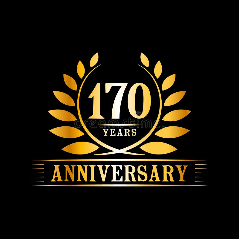 170th Anniversary Design Template. 170 Years Logo. 170 Years Vector And ...