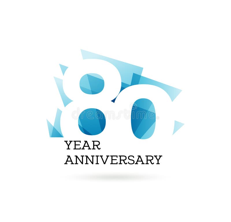 Happy 80th Birthday Blue Stock Illustrations – 306 Happy 80th Birthday ...