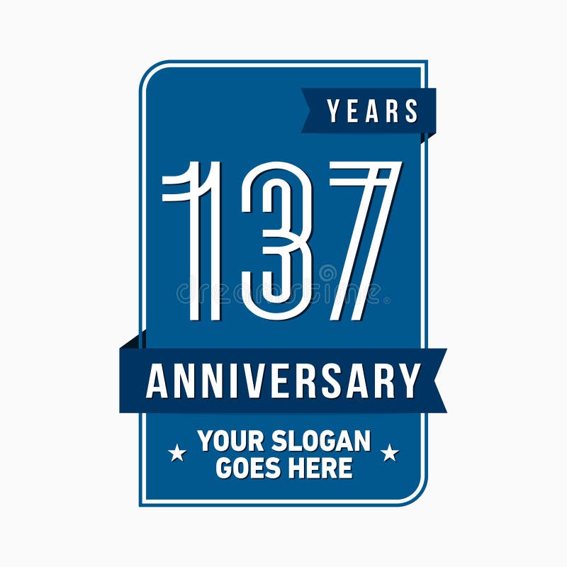 137years Logo Stock Illustrations – 71 137years Logo Stock ...