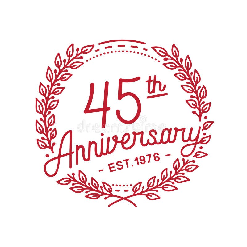 45years Logo Stock Illustrations – 178 45years Logo Stock Illustrations ...